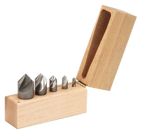 Keo Countersink Set Cobalt Bright Uncoated Finish ¼ In Smallest Body