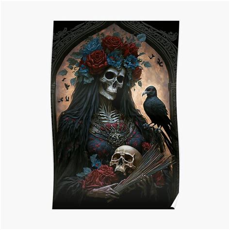 Nuestra Señora De La Santa Muerte Poster For Sale By The Dark Art