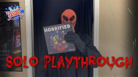 Horrified Board Game Playthrough Mummy Wolfman Frankenstein Black