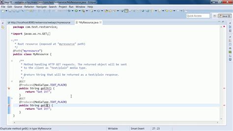 restful web service example using maven youtube