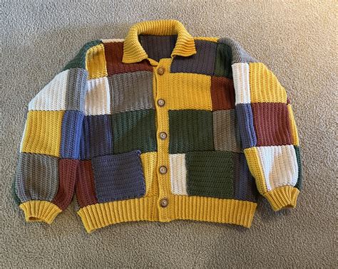 Patchwork Cardigan Rcrochet
