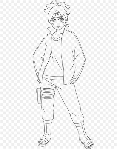 Boruto Uzumaki Sasuke Uchiha Line Art Drawing Sketch PNG 767x1042px