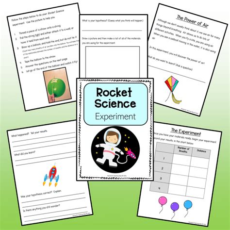 Balloon Rocket Scientific Method Experiment Hands On Teaching Ideas