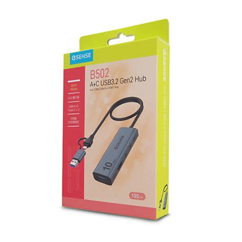 【esense 逸盛】b502 Usb32 Gen2 5合1 Hub Type C Usb 鋁合金 雙介面 蝦皮購物