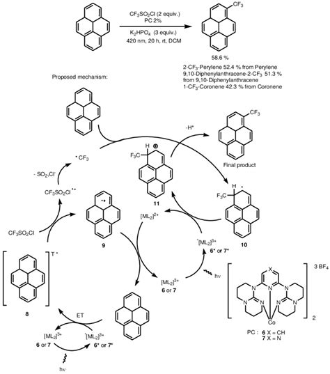 Scheme 2 Visible Light Driven Co Catalyzed Trifluoromethylation Of