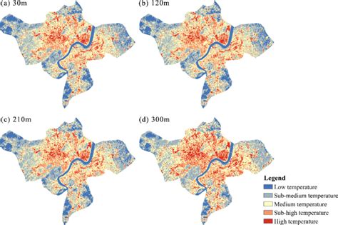 Spatial Distribution Of Lst Classes At A Grain Size Of A 30 B 120 C