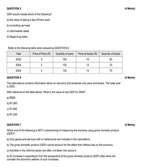 Solved Question 54 ﻿marksgdp Would Include Which Of The