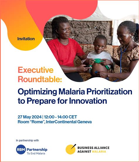 executive roundtable optimizing malaria prioritization to prepare for