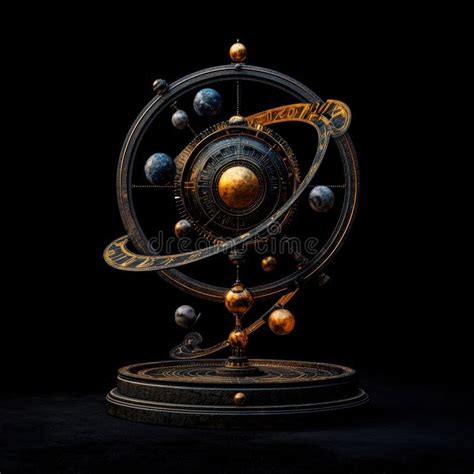A Beautifully Crafted Model Of The Solar System Featuring Planets And