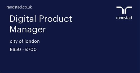 Iram Shariff On Linkedin Job Opening Digital Product Manager In City Of London Randstad
