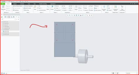 how to project hole locations from one part to ano ptc community