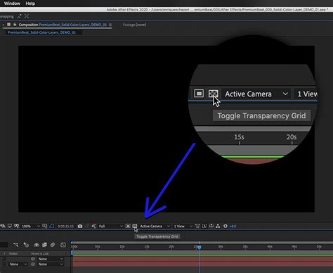 How To Create And Change A Solid Color Layer In After Effects