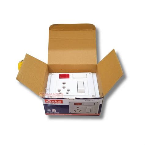 Lisha 5 In One Switch Socket With Fuse Fuses And Contactors
