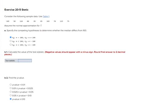 Solved Consider The Following Sample Data Use Table 1