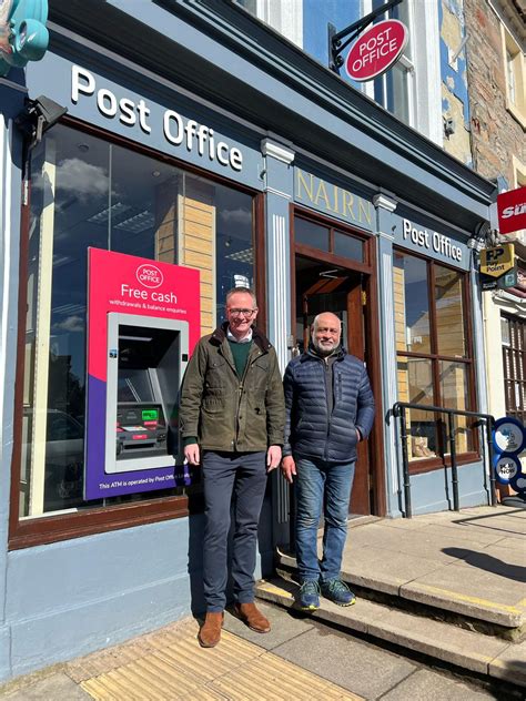 John Lamont Mp Welcomes New Cash Machine In Duns John Lamont