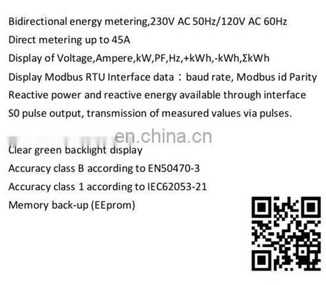 Em115 Mod 230v 5 45 A Smart Electric Modbus Energy Meter Of Mid Energy