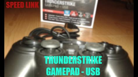 Gamepad Usb Speedlink Thunderstrike Unboxing Youtube