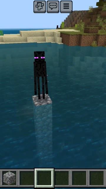 Funny Moment 😂 Prank With Enderman In Water Minecraft Minecraft