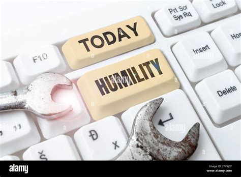 Text Showing Inspiration Humility Word Written On Being Humble Is A