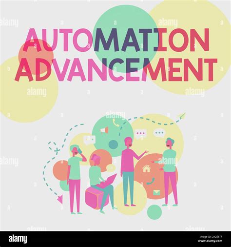 Conceptual Caption Automation Advancement Business Concept Application