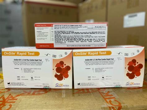 Test Nhanh OnSite HIV 1 2 Ab Plus Combo Rapid Test