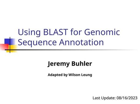 Scoring Schemes In Bioinformatics Blosum Pptx Genetics Science