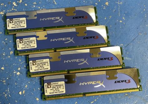 16GB (4X4GB) KHX1600C9D3K2/4G KINGSTON RAM MEMORY HYPER X | eBay