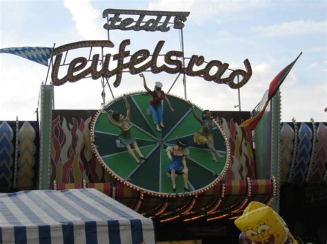 Teufelsrad la rueda del diablo Atracciones Oktoberfest Múnich