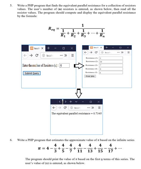 Solved 5 Write A PHP Program That Finds The Equivalent Chegg
