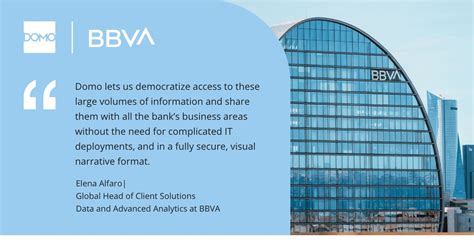 Justin Kohler On Linkedin Domo Customer Bbva