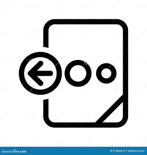Document Export Icon Stock Vector Illustration Of Document 219805674