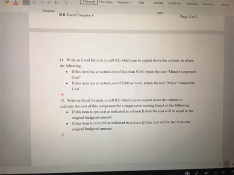 Solved 1 Normal 1 No Spac Heading 1 Title Subtitle Subtle Chegg
