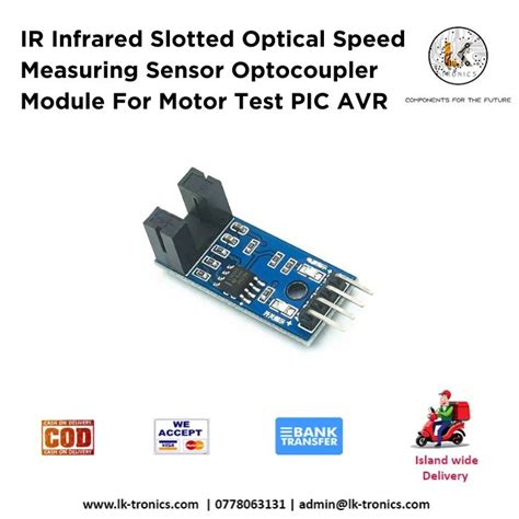 IR Infrared Slotted Optical Speed Measuring Sensor LK Tronics