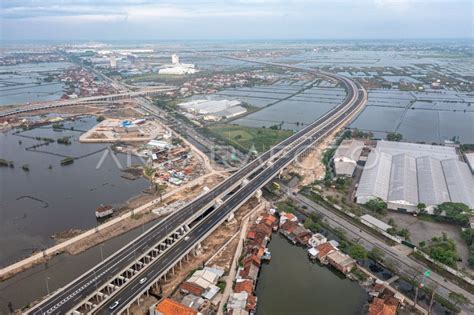 UJI COBA JALAN TOL SEMARANG DEMAK SEKSI II ANTARA Foto