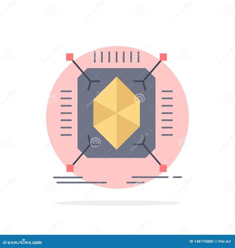 Object Prototyping Rapid Structure 3d Flat Color Icon Vector Stock Vector Illustration Of