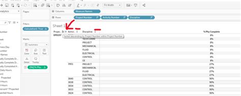how to enable the sorting button on table calculated field