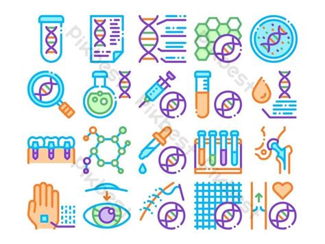 Gambar Set Ikon Vektor Elemen Koleksi Bios Elemen Grafis AI Unduhan Gratis Pikbest