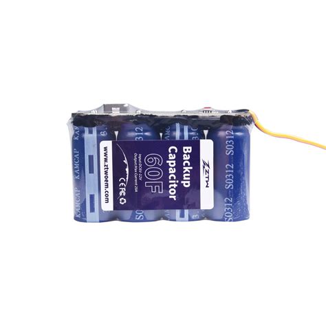 Ztw Power Capacitor Buffer Bec Backup 60f 6v 12v 25a For Rc Helicopter