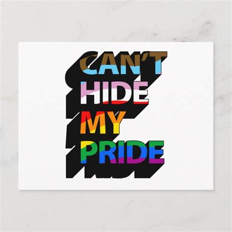 Cant Hide My Pride 3d Postcard
