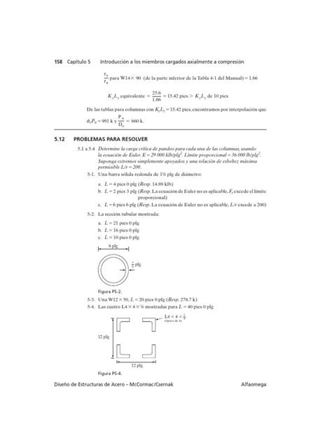 Ejercicios Propuestos Unidad Iii Pdf Pandeo Mecánica