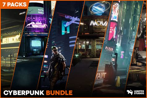 Cyberpunk Bundle 3d Sci Fi Unity Asset Store