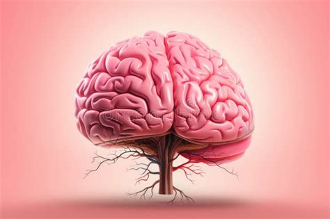 Anatomical Model Of The Human Brain Medical Concept Image Stock Image
