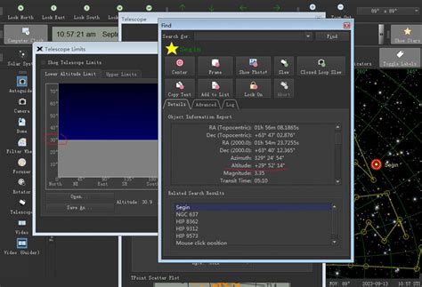 Telescope Limits Wont Work Astronomy Software And Computers Cloudy