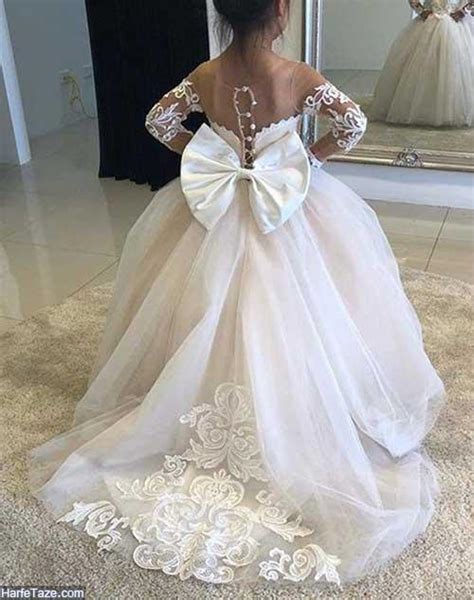 لباس عروس بچه گانه پرنسسی مدل لباس عروس بچه گانه جدید و شیک 2019