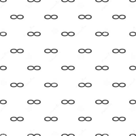 Infinity Symbol Pattern Seamless Stock Vector Illustration Of Emblem