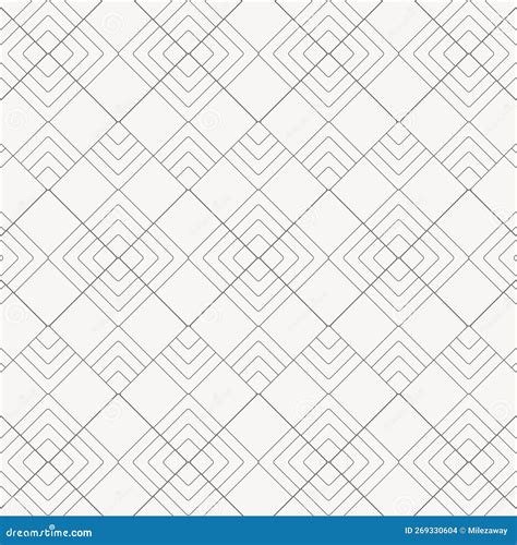 Linear Vector Pattern Repeating Linear Triangle And Diamond Shape In Monochrome Styles Pattern