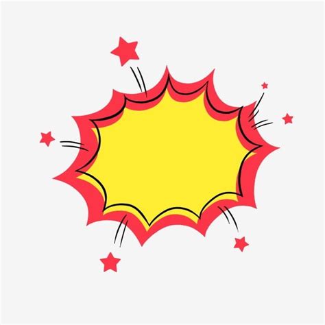 노란색 폭발 팝 스타일 대화 장식 패턴 일러스트 무료 말풍선 장식 패턴 대화 팝 Png 일러스트 및 Psd 이미지 무료 다운로드 Pngtree