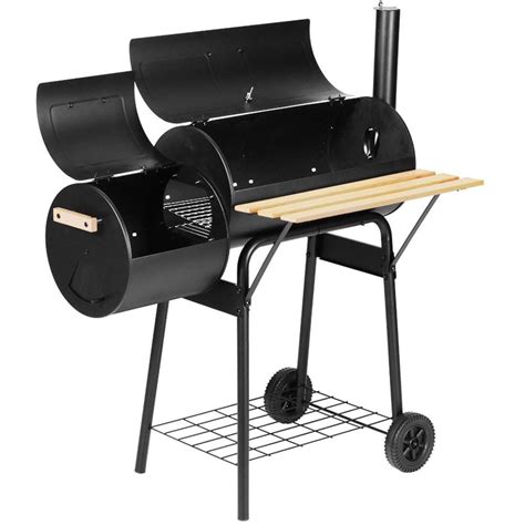 Grillz Bbq Grill 2 In 1 Offset Charcoal Smoker Woolworths
