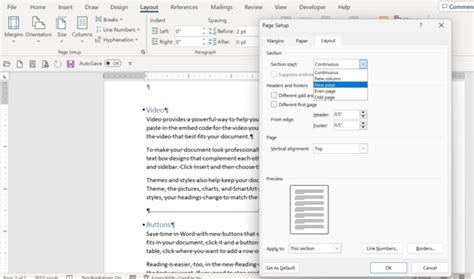How To Use Section Breaks To Control Formatting In Word