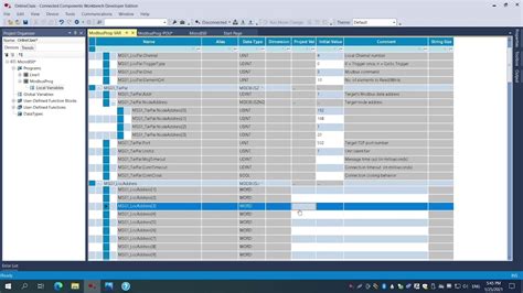 Micro800 Modbus Tcp Set Up Youtube